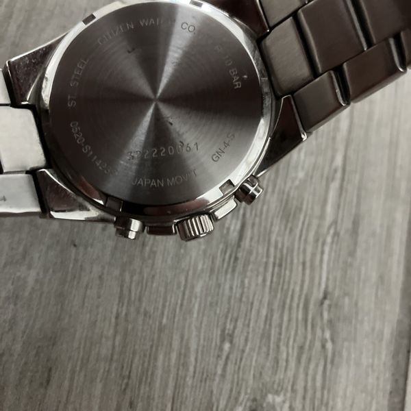 Citizen 42mm Stainless Steel Case, Stainless Steel Band Men's ...