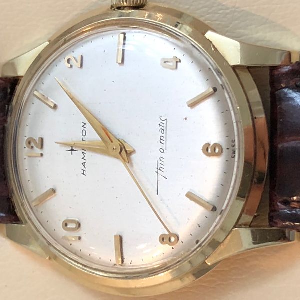 FS: Vintage Hamilton Thin-O-Matic 14K solid gold | WatchCharts