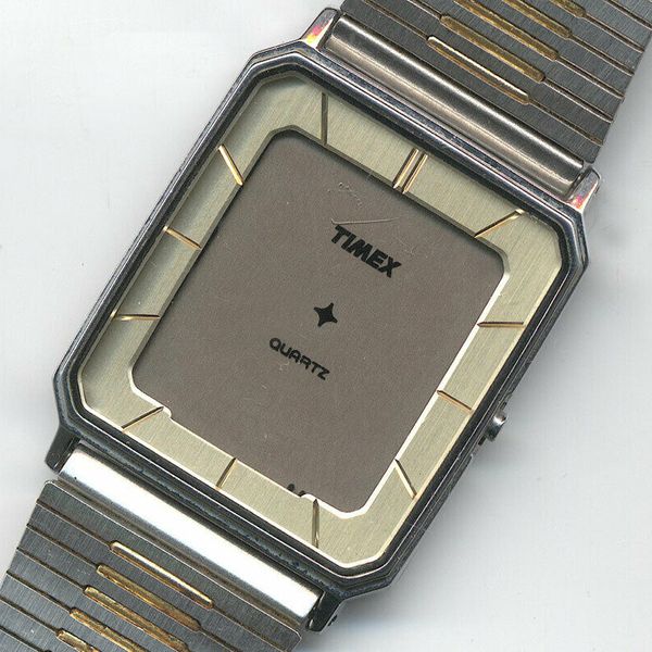 Rare Vintage Timex Illusion Digital Hands LCD Watch | WatchCharts ...