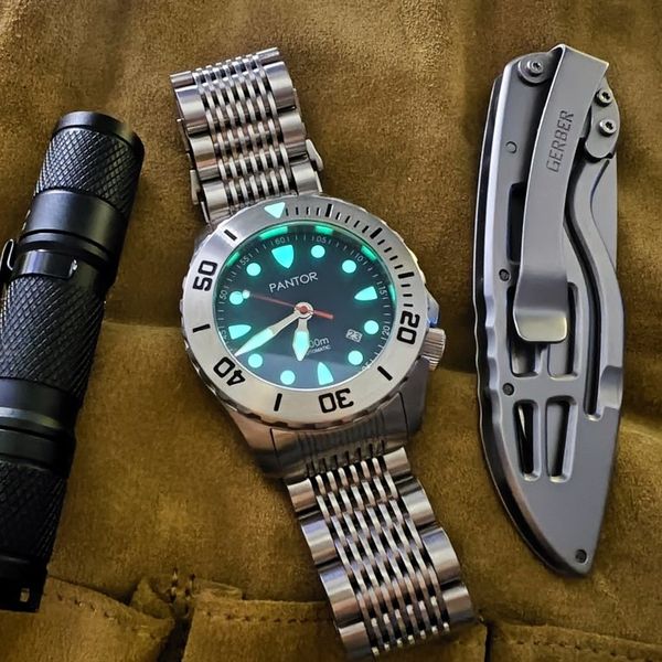 FS: Pantor Seahorse Diver, 1000m WR, High Beat Miyota 9015, Sapphire ...