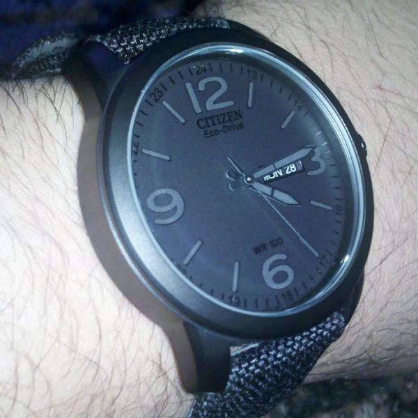 FS: Citizen Eco-Drive BM8475-00F All black military style - MURDERED ...