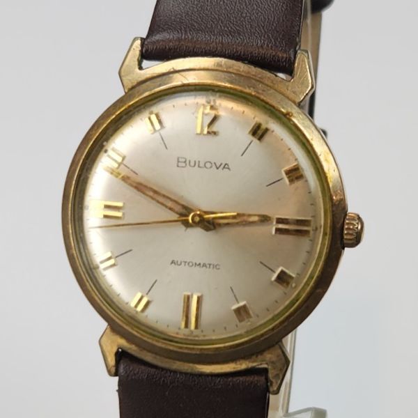 Vintage Bulova "Jet Clipper" 10k RGP Automatic Men's Watch Working 1967 ...