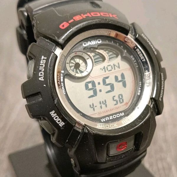 CASIO G-SHOCK G-2900-1AJF Black Resin Quartz Digital Watch ...