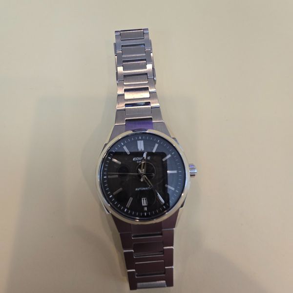 Casio, Edifice Automatic, Gray, used with original box. | WatchCharts ...