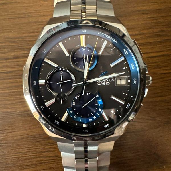 CASIO Oceanus Manta Watches OCW-S5000E Titanium/Titanium mens Used ...