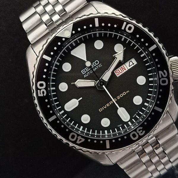 SEIKO SCUBA DIVER 7S26-0020 SKX007K2 AUTOMATIC MENS WATCH 764612 ...