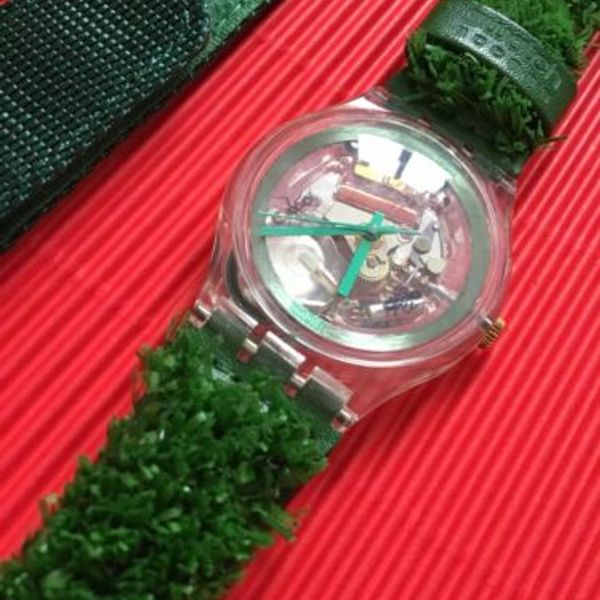 Swatch ‘Garden Turf’ Club Watch 1997 SKZ103 | WatchCharts Marketplace