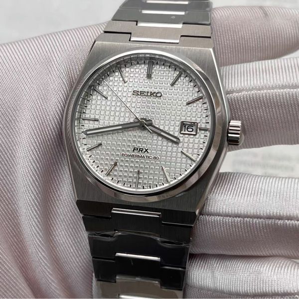 Seiko Tissot White PRX Mod 40mm | WatchCharts Marketplace