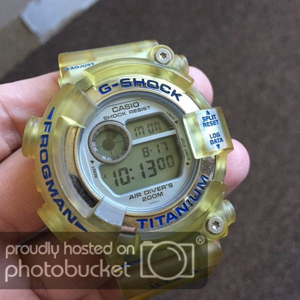 Rare G-shock Frogman WCCS Limited Edition | WatchCharts Marketplace