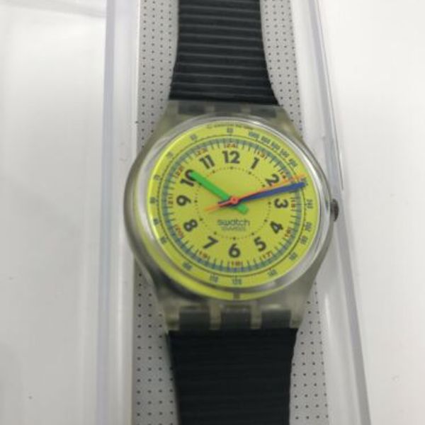 SWATCH Watch Vintage Mens Lemon Iceberg Working In Excellent Condition ...