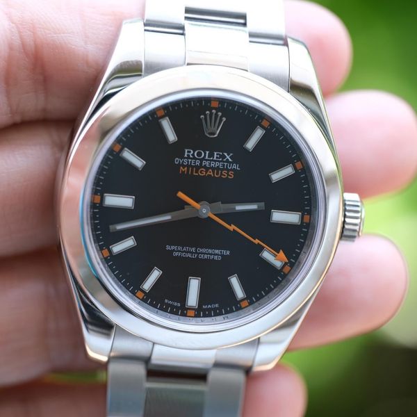 [WTS] Rolex Milgauss Ref 116400 w/ Rolex Pouch - The Discontinued ...