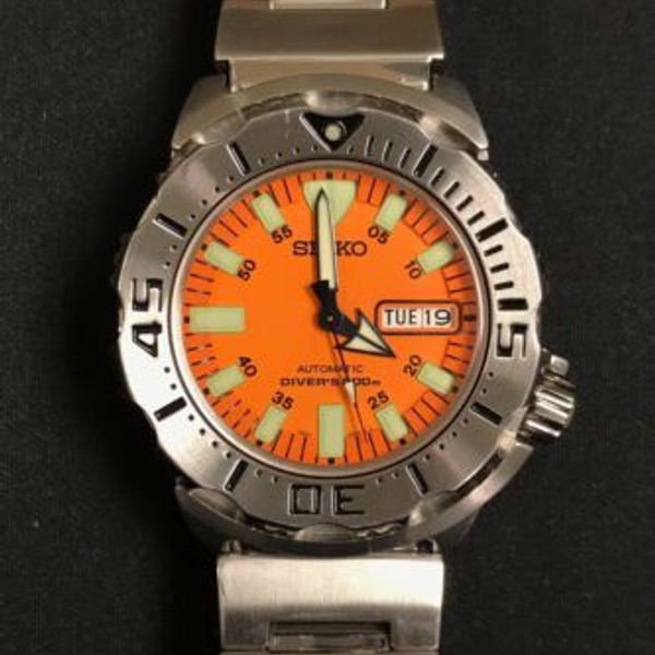 Seiko SKX781 Gen 1 Orange Monster with 7S26 Movement | WatchCharts