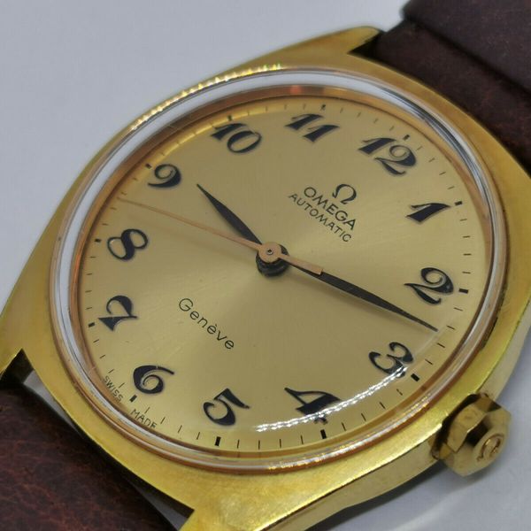 Vintage OMEGA Geneve Automatic 165.041 Gold Plated Cal Ω 552 ...