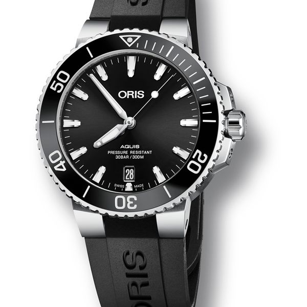 Oris ORIS 01 733 7732 4134-07 4 21 64FC Aquis Date Genuine Watch ...