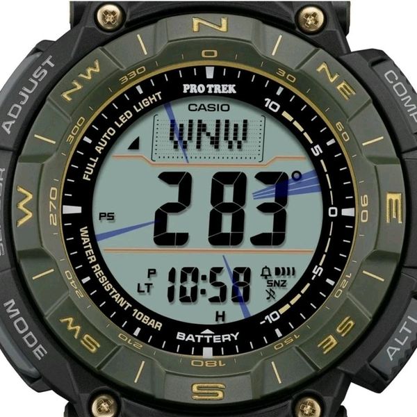 Nuevo Reloj Digital Solar Ultra Raro CASIO PRO TREK PRG-340ANS-3DR 30th ...