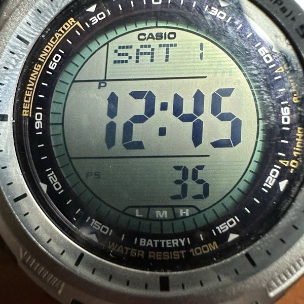 Casio Pathfinder Atomic Solar Triple Sensor Men's Watch PAW-1300 3070 ...