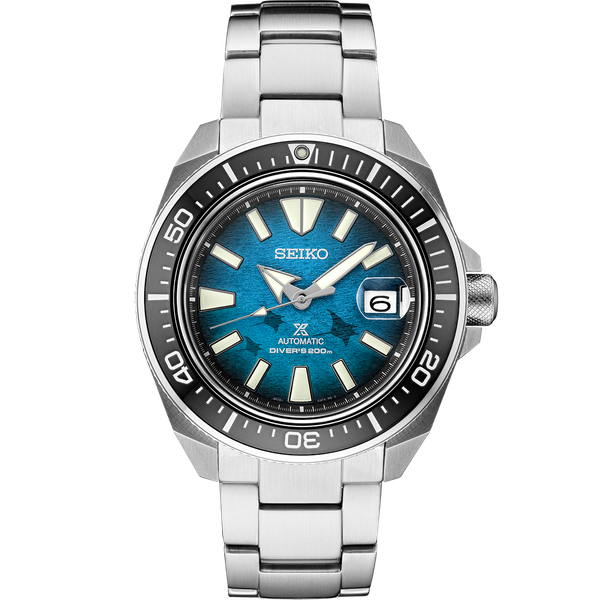 Seiko Automatic Prospex Analog Samurai Manta Ray Dial Divers Watch ...