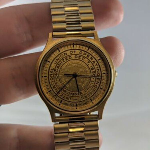 Hamilton Quartz WATCH International Union of Operating Engineers IUOE ...