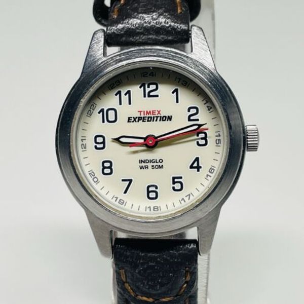 Timex Expedition Watch Women 26mm Indiglo Round Analog WR50M New Battery | WatchCharts Marketplace