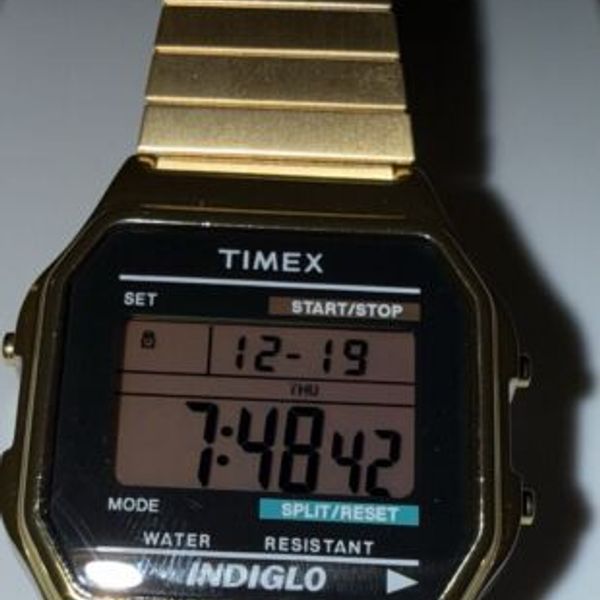 Vintage Timex Indiglo Digital Watch | WatchCharts Marketplace