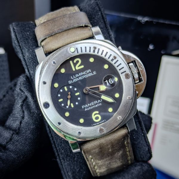 FS: Panerai Luminor Submersible PAM01024 Complete Set w 3 Extra Straps ...