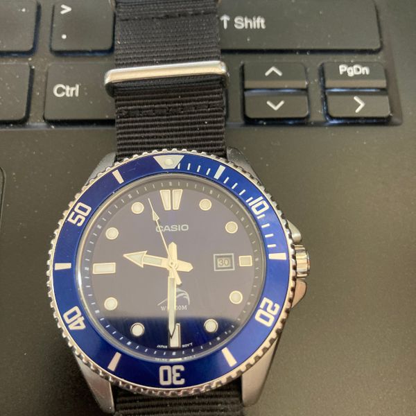WTS Casio MDV-106 Blue | WatchCharts Marketplace