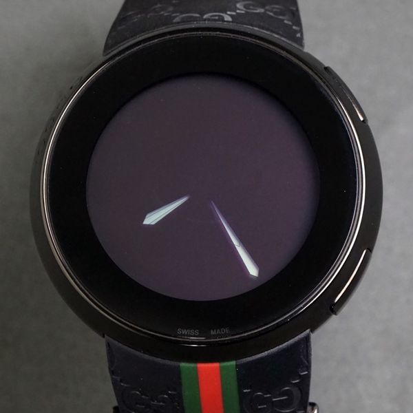 Stunning Gucci 316L Digital Analog Watch w/ Box & Papers Needs New ...
