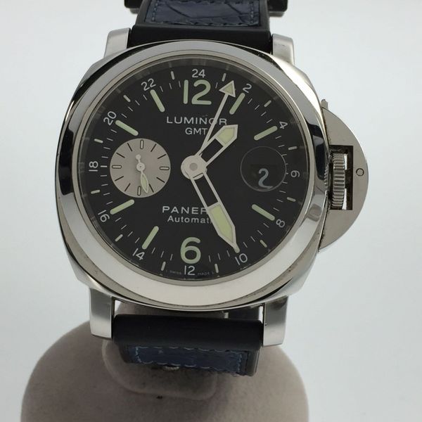 [Used] PANERAI Automatic watch / Analog / Leather / BLK / BLU ...
