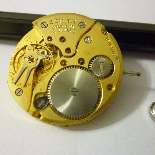 Zenith cal 120 movement 18 jewels for mens wristwatch swiss made vgc ...