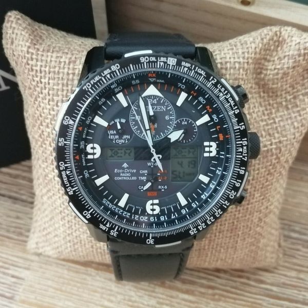 Citizen Herren Solar Funkuhr Promaster Sky Eco-Drive Saphirglas ...