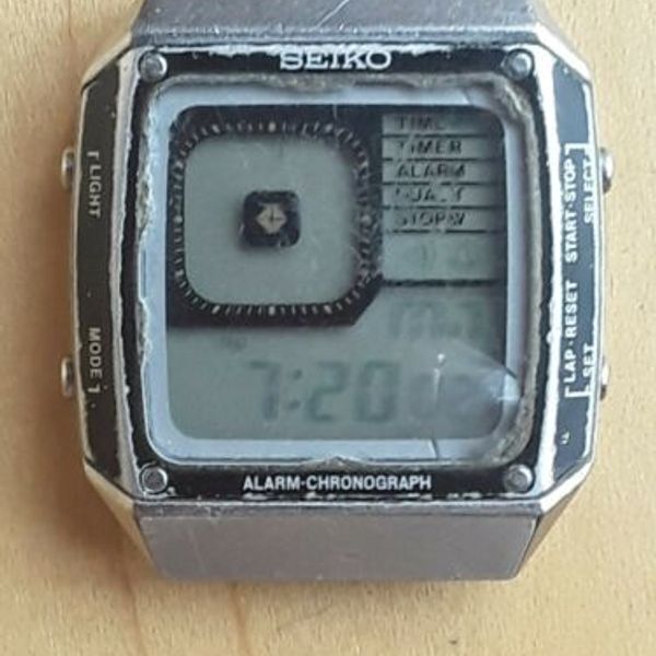 SEIKO VTG G757 4010 JAMES BOND 007 MOONRAKER JAPAN DIGITAL WATCH 1980S ...