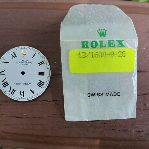 Rolex Datejust White Face with Roman Numerials Used | WatchCharts ...