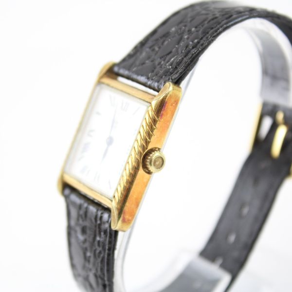 Vintage Raymond Weil Twisted Lug Tank Style Watch Hand Wind Working ...