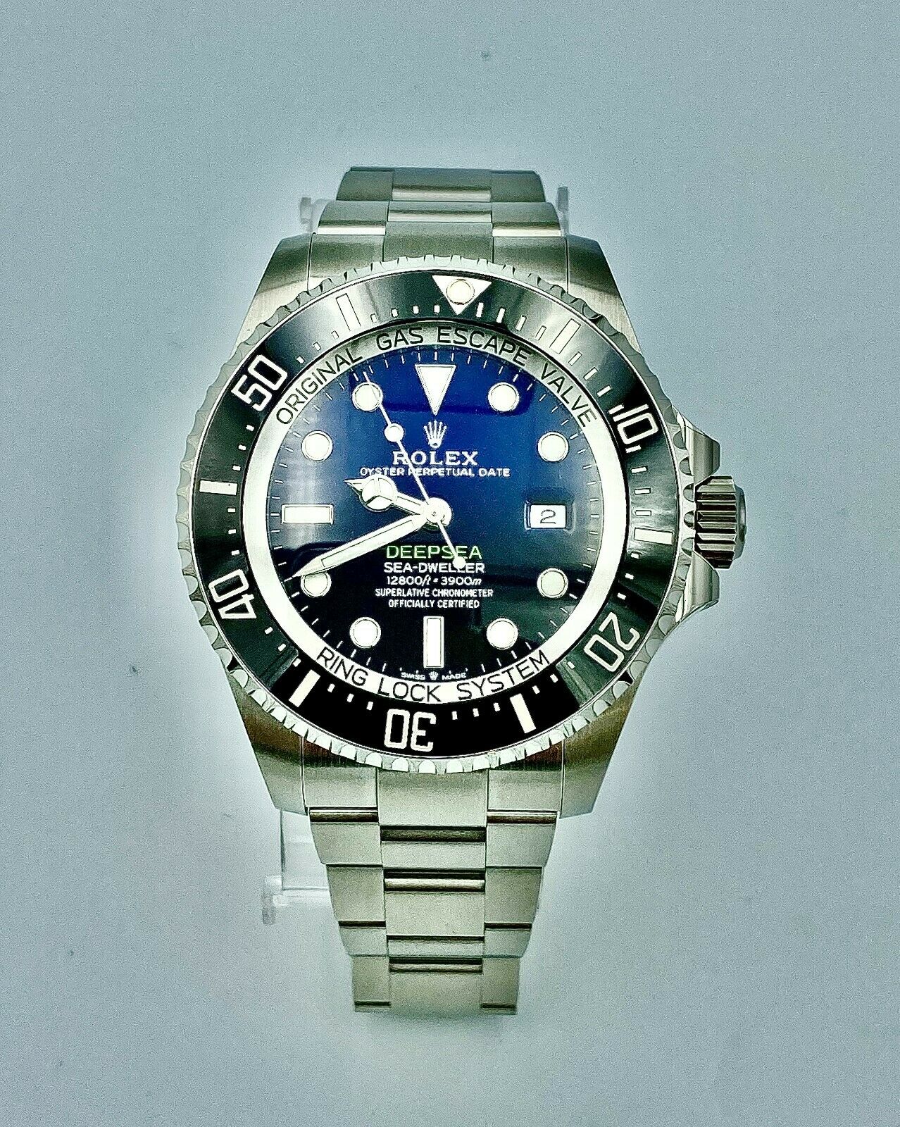 Rolex Deap Sea Dweller 12660 James Cameron Deep- Blue Edition Brand New ...