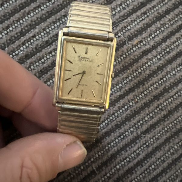 Seiko Lassale Ultra Thin Gold Tone Mens Watch 5A54-5029 | WatchCharts Marketplace