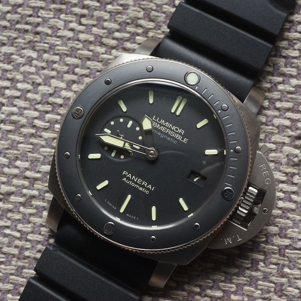 PAM 389 Panerai Luminor Submersible Antimagnetic 3-Days, 47mm ...