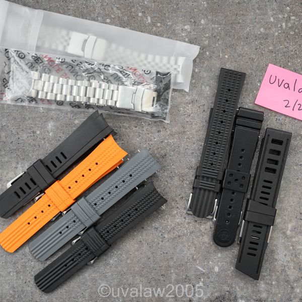 [WTS] 22mm Rubber Straps (Uncle Straps, Helm, StrapHabit) | WatchCharts ...