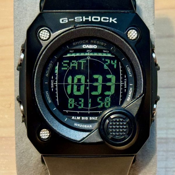 [WTS] Casio G-Shock G-8000-1A “Sniper” Vintage Green Negative Display ...