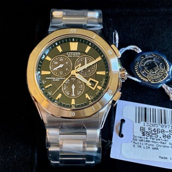 Citizen Eco-Drive Men's BL5460-51E Signature Octavia Perpetual Calendar ...