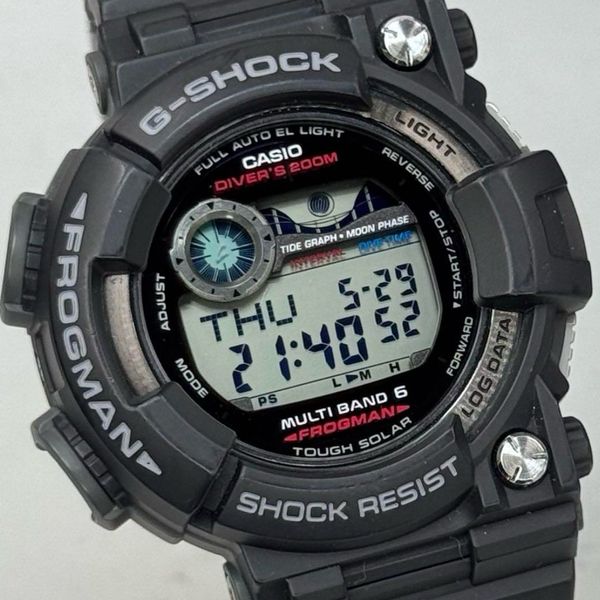 Casio G-Shock Frogman Men's Black Watch - GWF-1000-1JF From Japan ...
