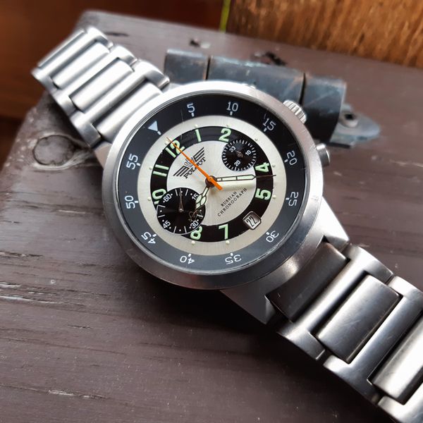 ***FS RARE Poljot 3133 Titanium Chronograph Limited Edition 417/500 ...
