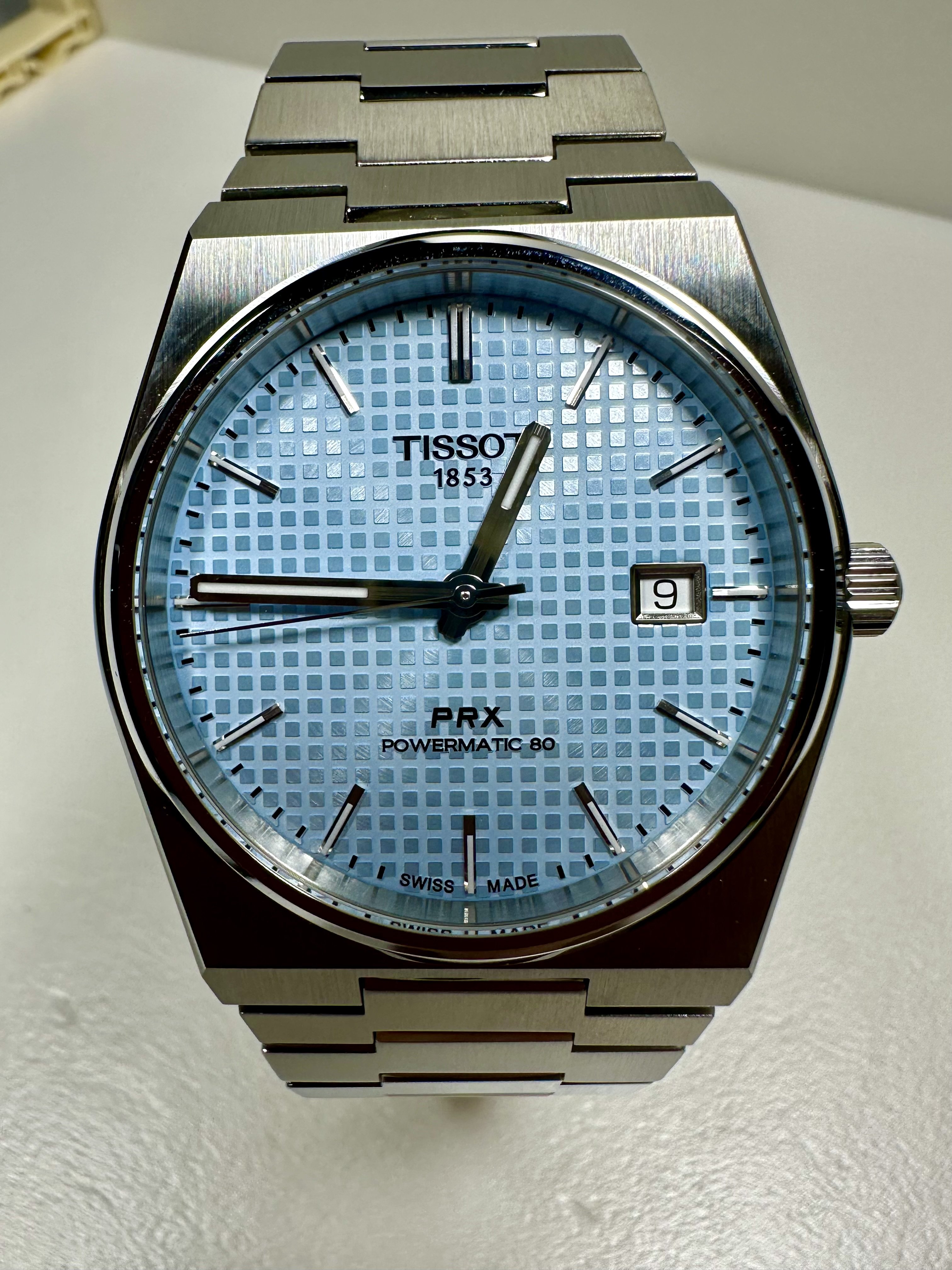 FS: REDUCED Like New In Box Tissot PRX Powermatic 80 Ice Blue ...