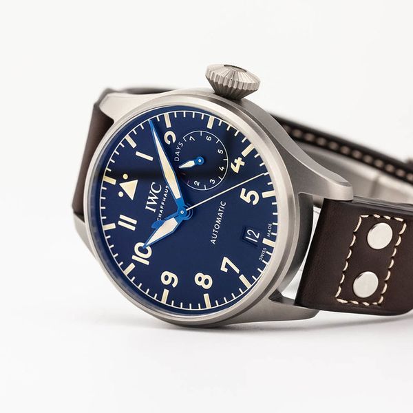 fsot - IWC Big Pilot Heritage - Black Dial - Titanium - IW501004 ( mint ...