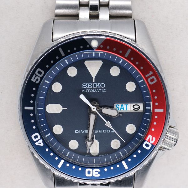 Seiko SKX015 K "Mini diver" + rubber strap Original | WatchCharts ...