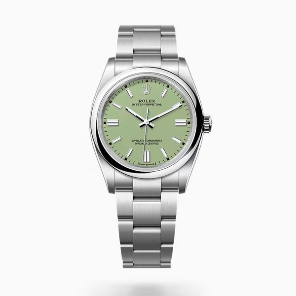 May 2025 Rolex OP 126000 Pistachio 36mm | WatchCharts Marketplace