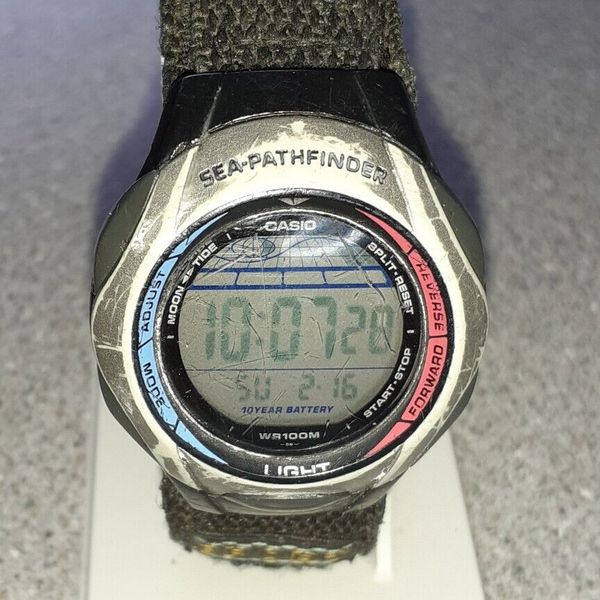Mens Casio Watch. Sea Pathfinder Model Sps-300 | WatchCharts Marketplace