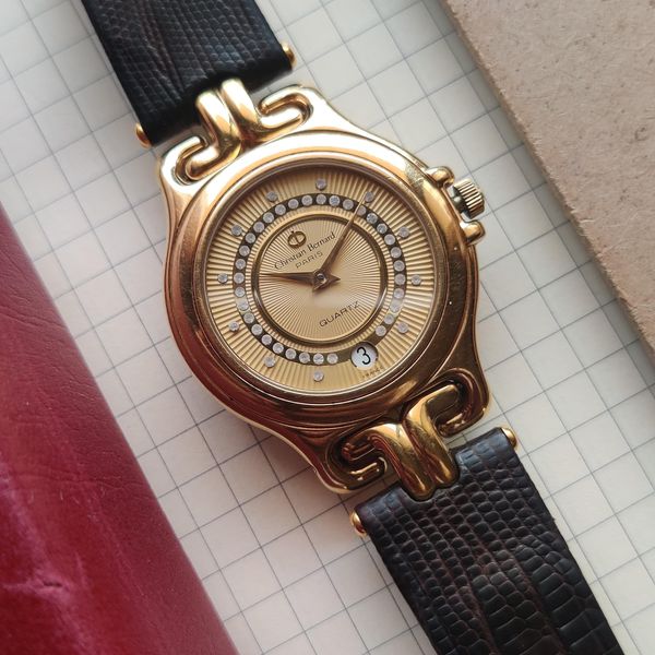 [WTS] Vintage Christian Bernard Quartz - 18K Gold Electroplated - Ref ...