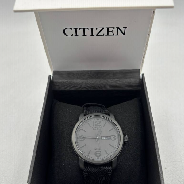 Citizen Men's Eco-Drive Garrison Watch, Black Dial, BM8475-00F ...