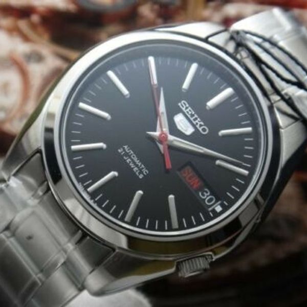Seiko 5 Automatic SNKL45K1 New Boxed With Warranty | WatchCharts ...