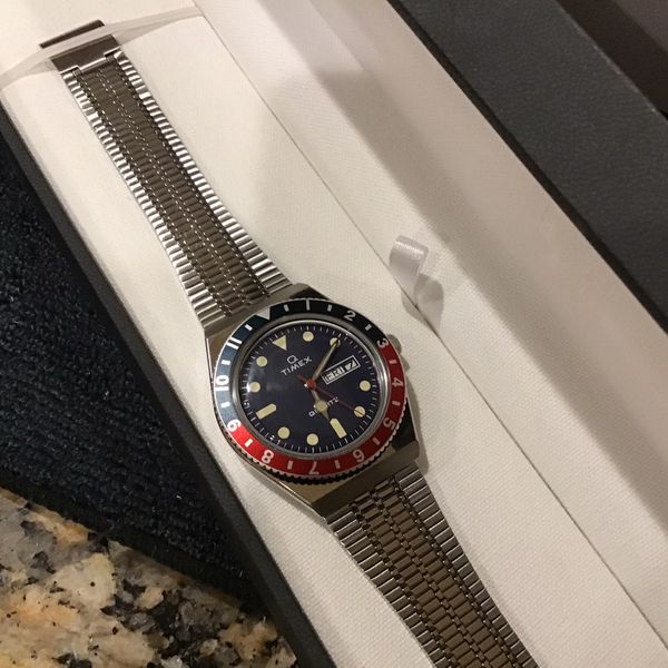 Timex Q "Pepsi" Bezel | WatchCharts